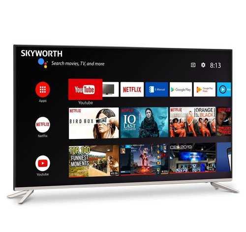 Телевизоры Skyworth 50" смарт тв UHD