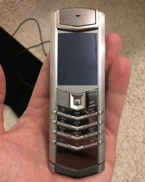 Vertu Signature S Design Pure Silver эксклюзив ори