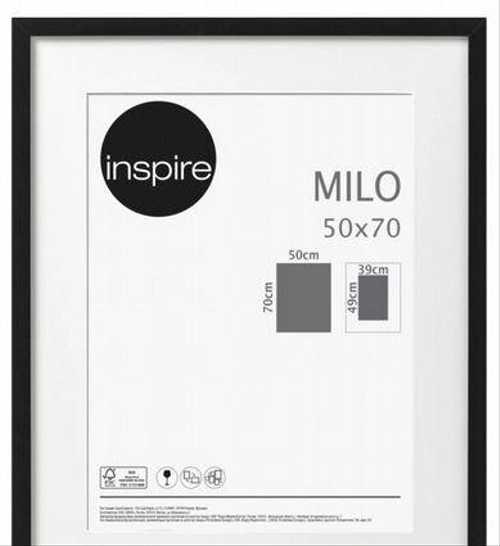 Рамка Inspire «Milo», 50х70 см, цвет чёрный