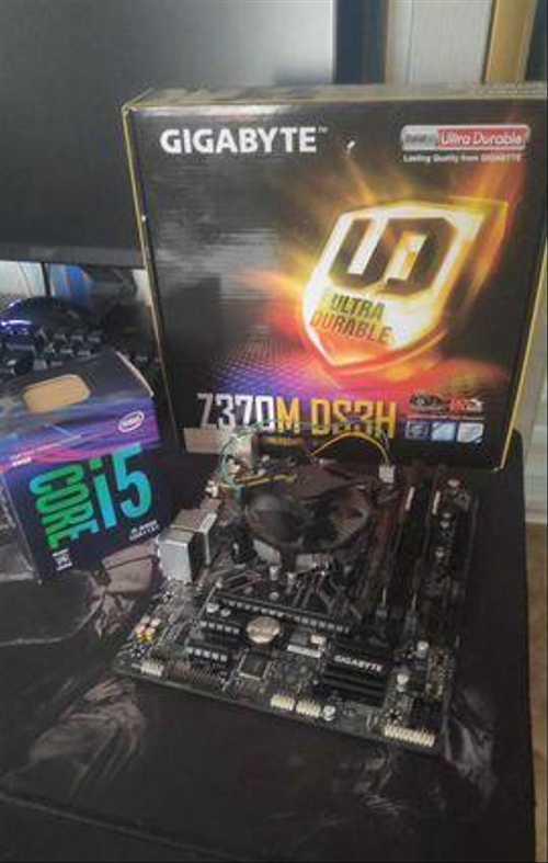 Комплект i5 8400/ ddr4 8gb/ z370m ds3h