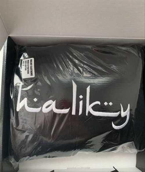 Haliky Black Arabic Logo Hoodie, S