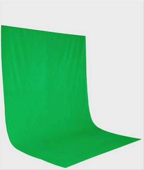 Хромакей 1,5х1,5 метра, зелёный фон для фото видео