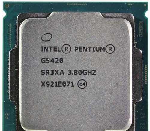 Новый процессор Intel(R) Pentium (R) Gold G5420 CP