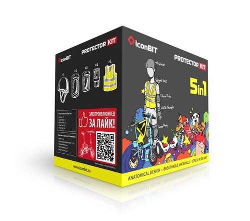 Комплект защиты iconBIT Protector Kit, size M