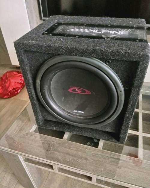 Сабвуфер алпайн swg-1244 с усилителем