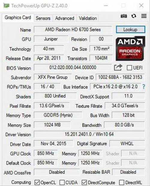 AMD Radeon HD 6770