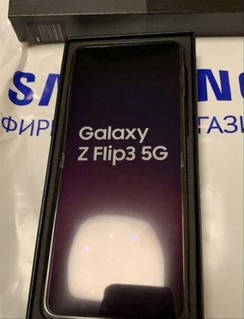 Samsung Galaxy Z Flip3 5G 256Gb Черный Новый