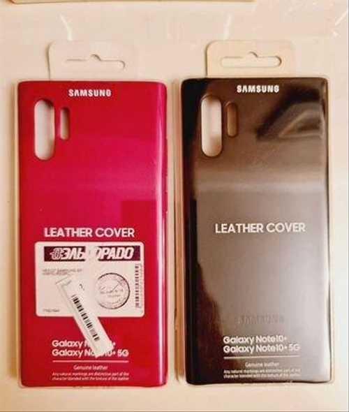 Чехол Samsung Leather Cover для Note 10+