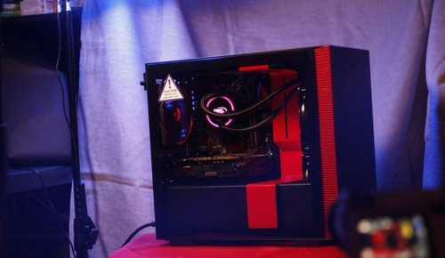 Корпус nzxt H210 red