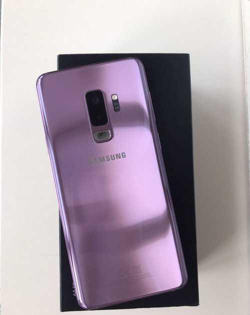 Телефон Samsung Galaxy S9+ 64гб (ультрафиолет)