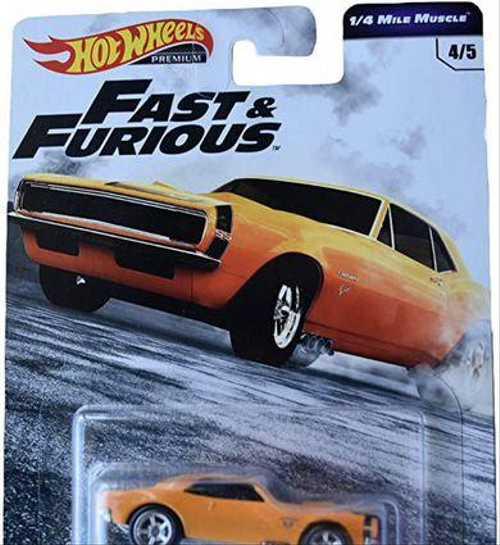 Hot Wheels Fast & Furious 1\4 67 Chevrolet Camaro