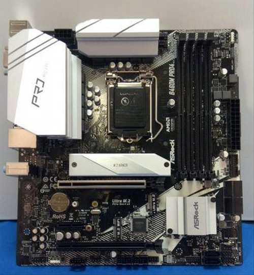 Матплата asrock B460M Pro4, LGA 1200