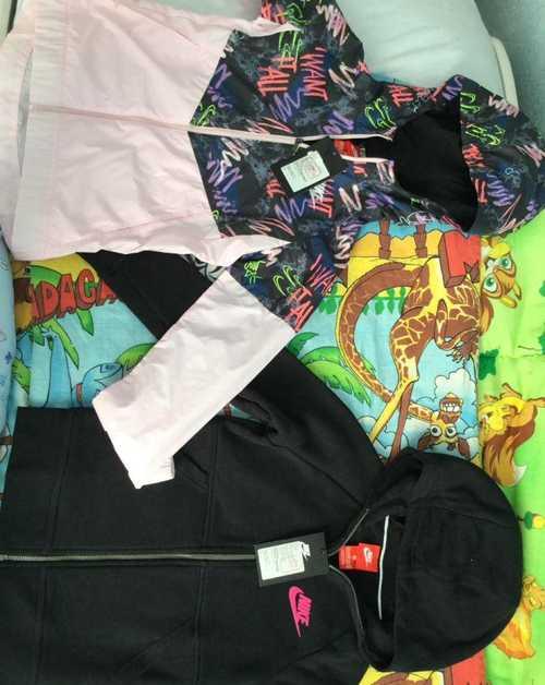 Nike толстовка и ветровка 8-10 лет s