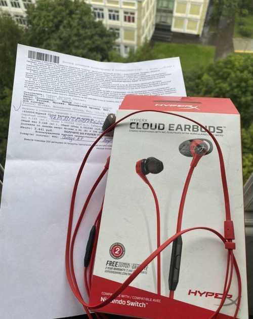 Наушники HyperX Cloud Earbuds