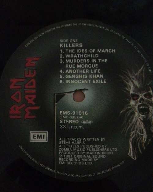 Iron Maiden, Killers, 1981