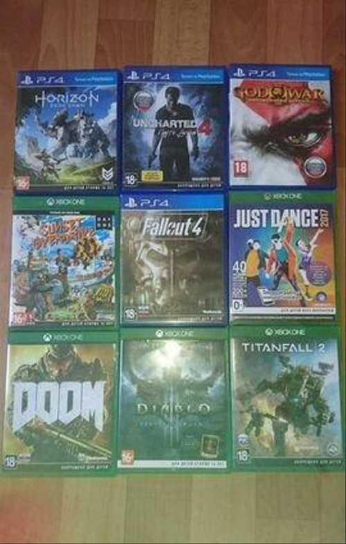 Диски Игры PlayStation 4,5, Xbox One Series X,S, x