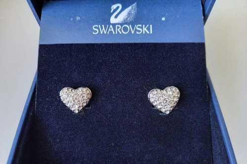 Серьги Клипсы swarovski