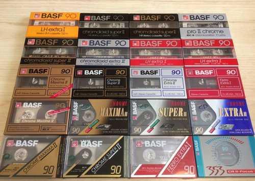 Аудиокассеты Basf коллекция 20 штук