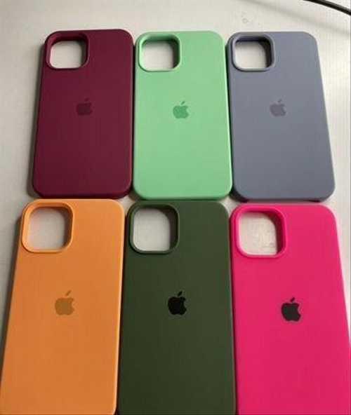 Чехлы silicone case на iPhone 12 pro max