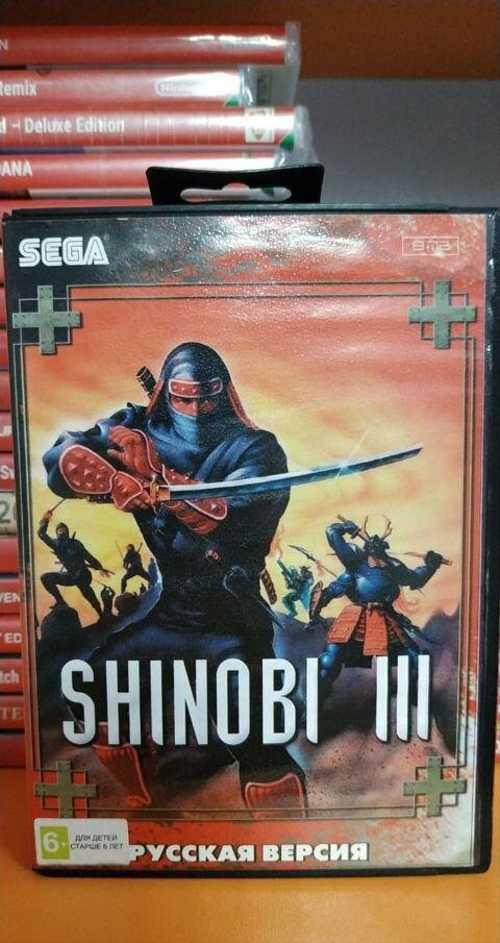 Shinobi 3 (New)(Sega, 16 bit Картридж)