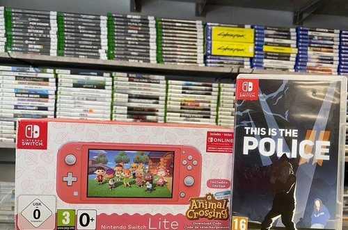 Switch Lite Коралловый + This is Police 2