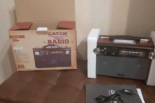 Радиоприемник ретро новый dexp radio RS850