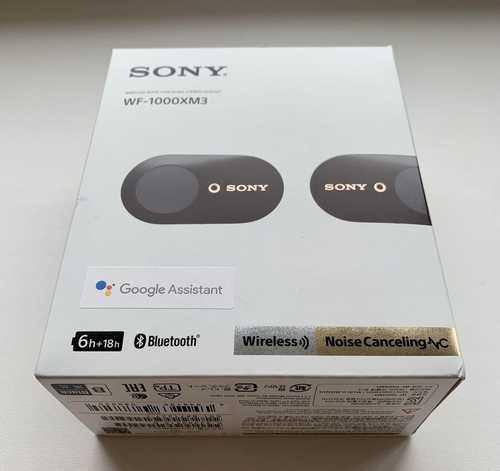 Bluetooth наушники Sony WF-1000XM3 Black