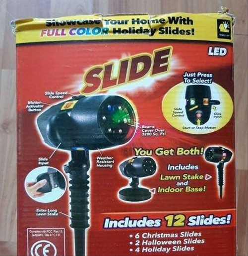 Лазерный проектор Slide Full Color Holiday Slides