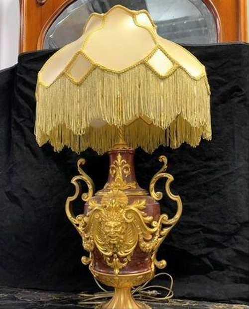 Старинная настольная лампа 19 века
