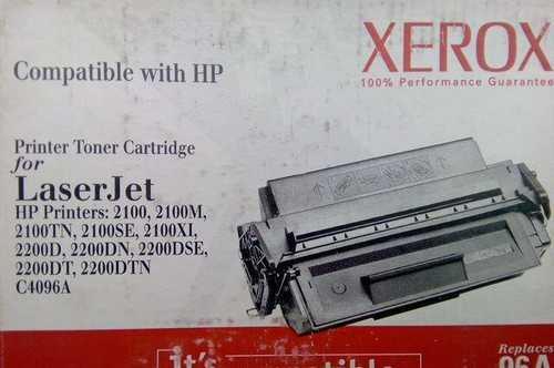 Новый картридж Xerox (HP c4096a) 96A