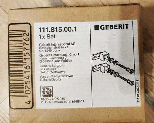 Geberit 111.815.00.1 крепления для инсталяции