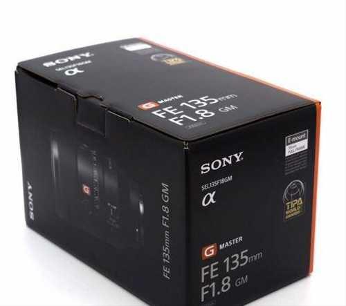 Sony FE 135mm f/1.8 GM Lens Новый