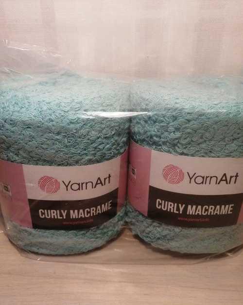 Пряжа Yarnart Curly macrame