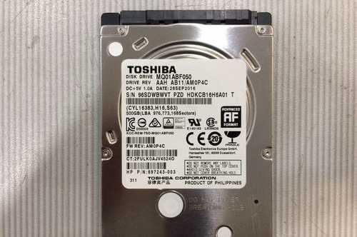 Toshiba mq01abf050 количество пластин