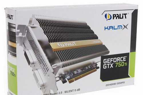 Видеокарта Palit GeForce GTX 750Ti 2Gb KalmX Silen