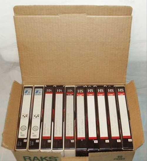 Видео кассеты TDK Panasonic VHS коробка 10 шт
