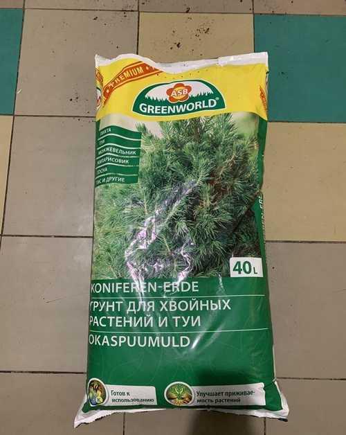 Грунт для хвойных растений greenworld