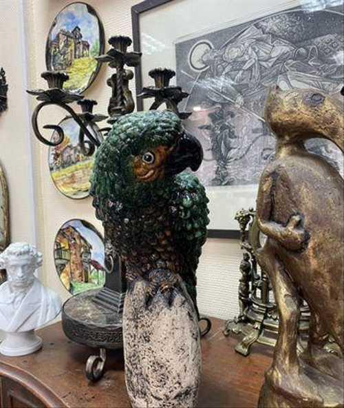 Интерьерная статуэтка попугай