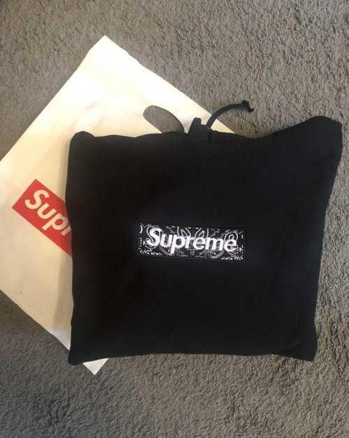 Supreme bandana box logo black