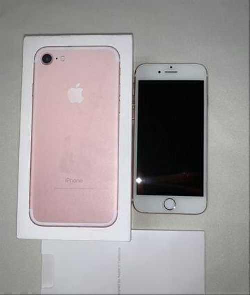 iPhone 7 rose gold 256гб