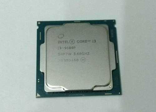 Процессор intel core i3 9100f