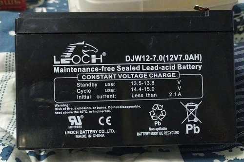 Аккумуляторная батарея leoch djw12-7.0