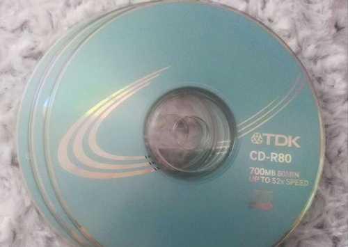 Оптические диски CD-R, 8 шт