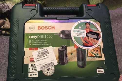 Шуруповёрт Bosch easydrill 1200