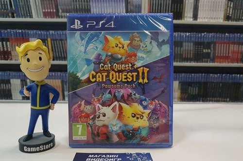 Новый Cat Quest & Cat Quest 2 Pawsome Pack (PS4, р