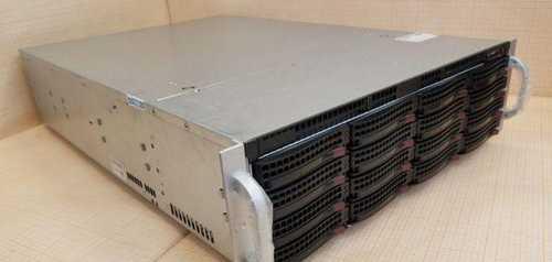 3U/2xE5-2609v2/X9DRD-A/16HDD3.5/SAS9201-16i/2x800W