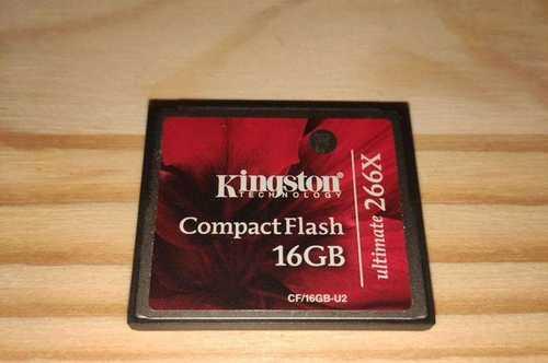 Карта памяти compact flash 16gb