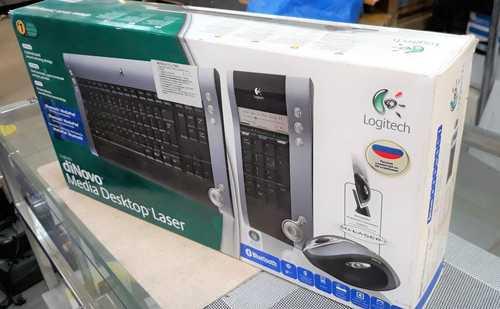 Комплект Logitech Dinovo media desktop Lazer