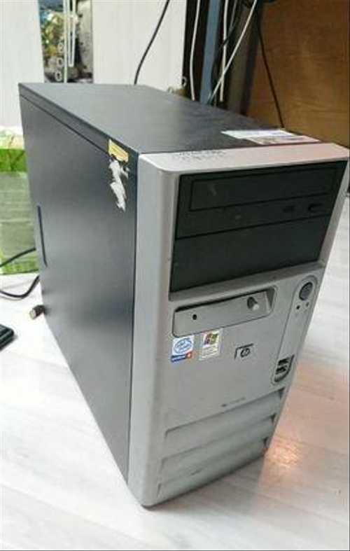 Системный блок HP 512mb/Pentium4 2.66/40gb/cd-rom