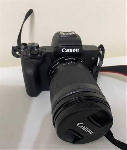 Фотоаппарат canon m50 + все оборудование